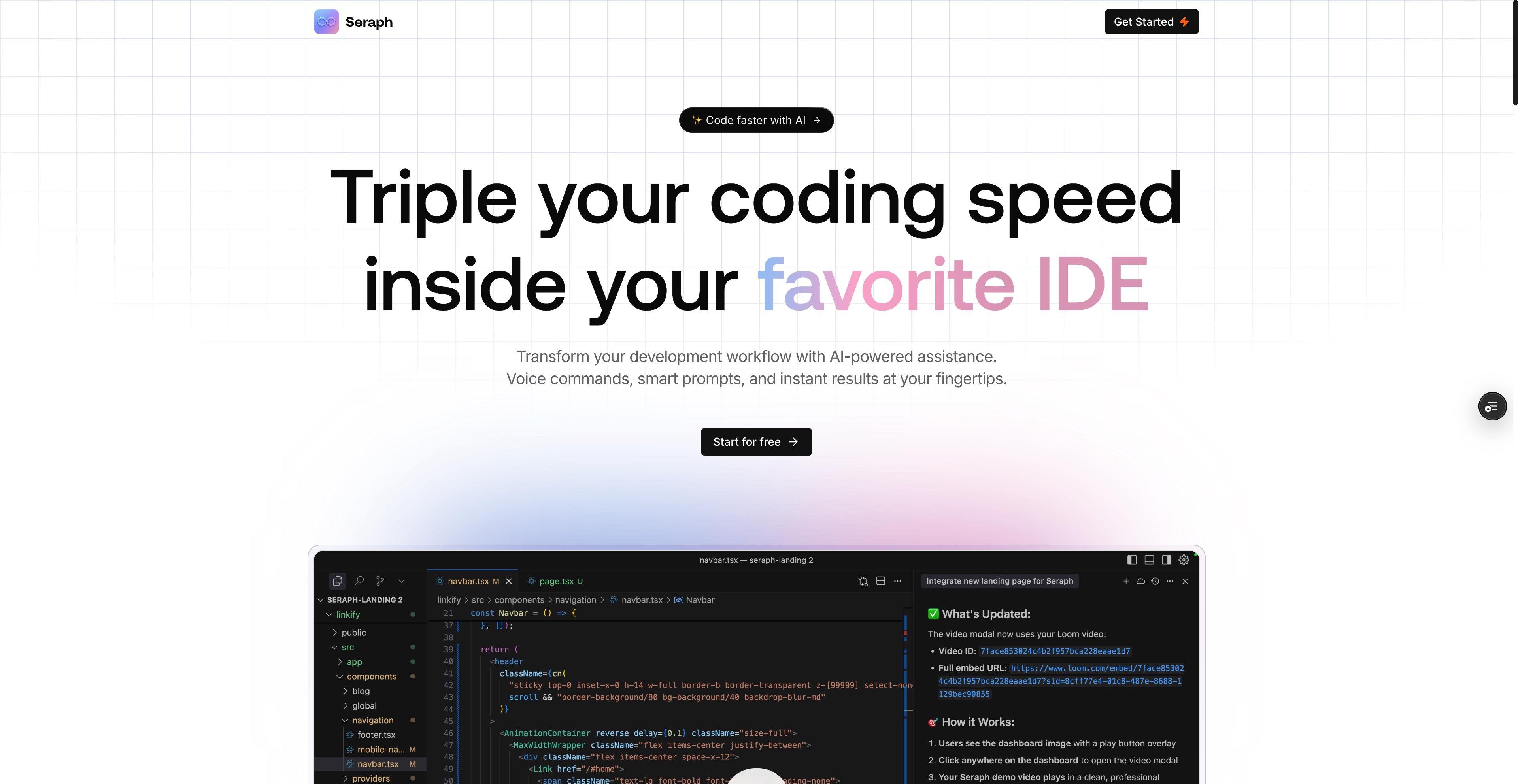 Seraph - AI Coding Companion
